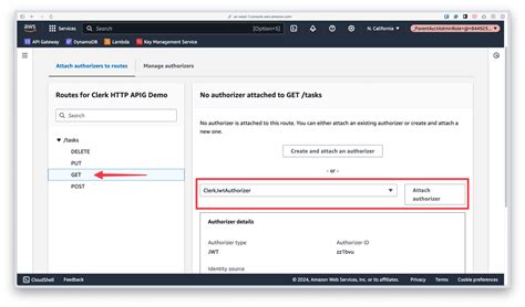 how to secure api gateway using jwt and lambda authorizers with clerk