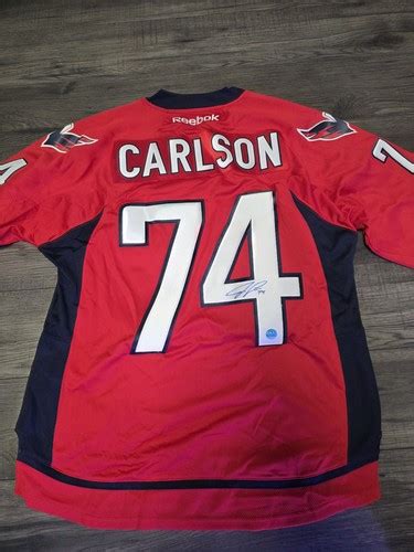 John Carlson Autographed Washington Capitals Reebok Jersey Ebay
