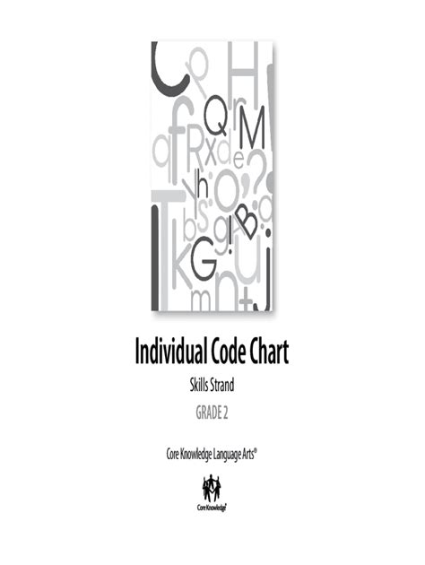 Fillable Online Ckla Individual Code Chart Grade 1 Fill Online Printable Fax Email Print