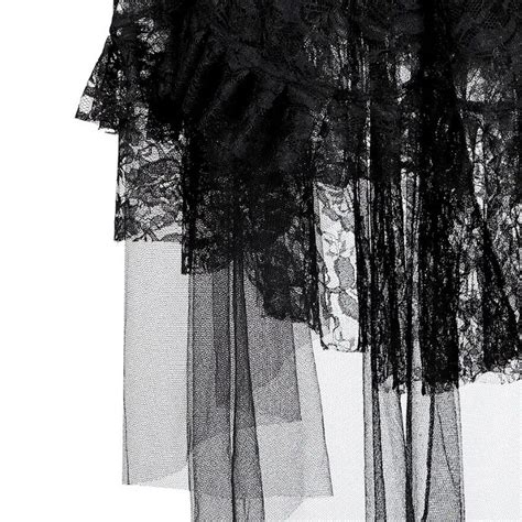 Badu Bg Дамска секси дантелена многопластова плисирана пола стимпънк