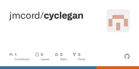 GitHub Jmcord Cyclegan
