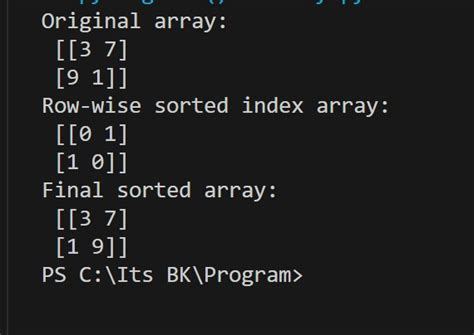 Numpy In Python Sort Search And Count Arrays Efficiently