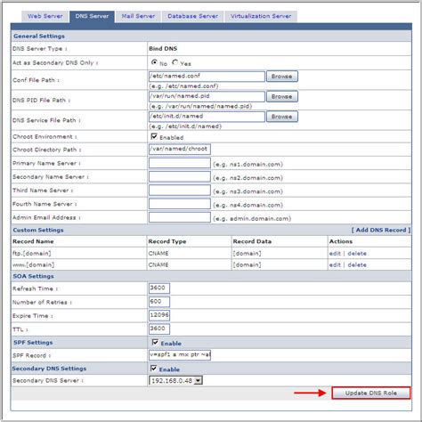adding a dns server