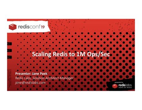 scaling redis to 1m ops sec jane paek pdf