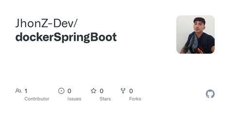 Github Jhonz Devdockerspringboot