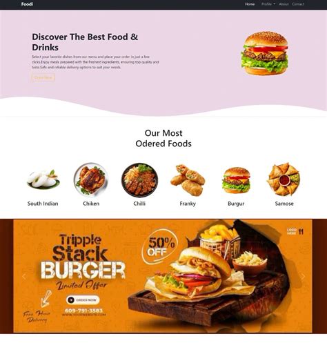 Webdevelopment Bootstrap5 Coding Responsivewebdesign Foodi Dhananjay Yadav