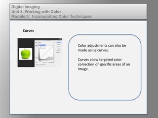 Dig Imag Unit Module Incorporating Color Techniques PPTX Photo Editing Software