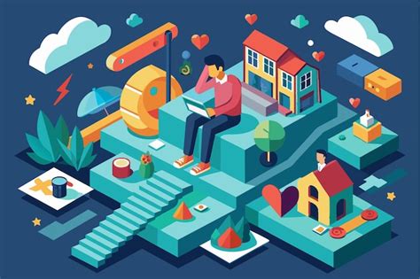 A Person Engages With Digital Tools In A Vibrant Landscape Exploring Options For Ptsd Management