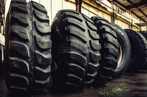 卡车轮胎的特写高清图片下载 正版图片600415396 摄图网