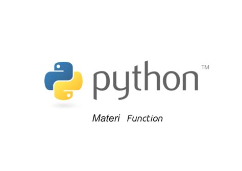 Apa Itu Function Di Python