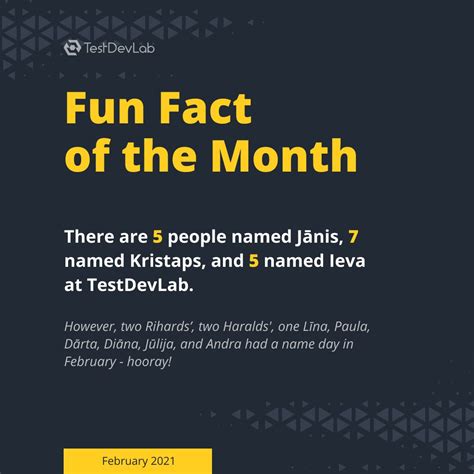 Testdevlab On Linkedin Wanna Read A Fun Fact About Testdevlab For This Month Lets Talk About