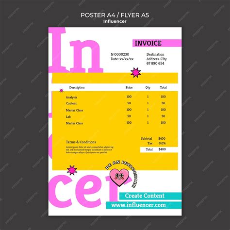 인플 루 언서 라이프 스타일 포스터 템플릿 무료 Psd 파일