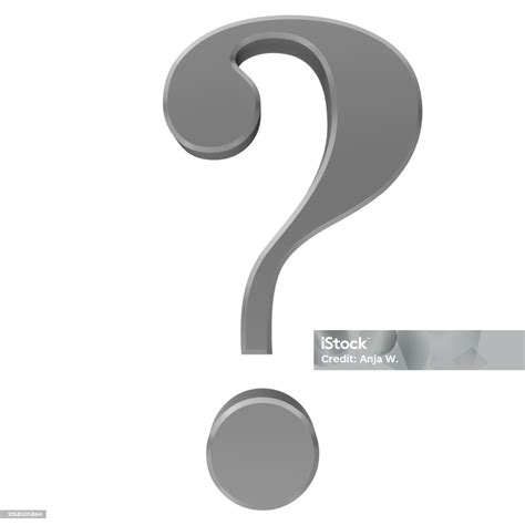 물음표 심문 포인트 사인 실버 3d 아이콘 고립 된 렌더링 그래픽 0명에 대한 스톡 사진 및 기타 이미지 0명 3차원 형태 독일 Istock