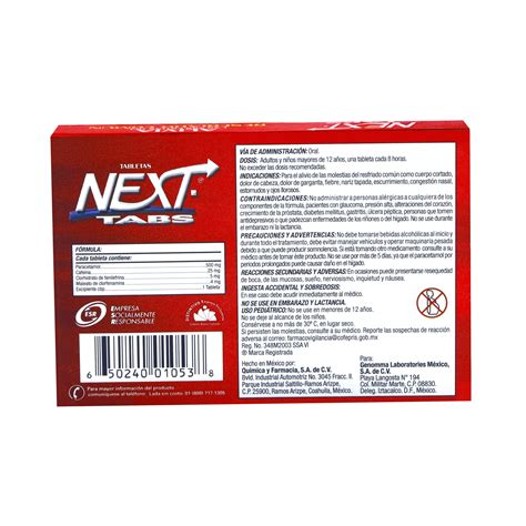Next 10 Tabletas