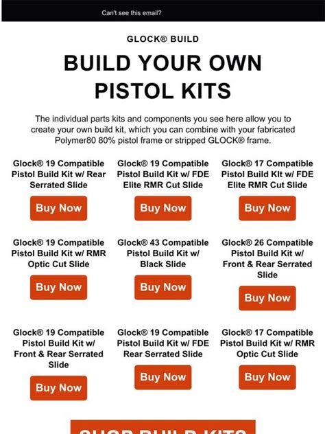 Lowers READY TO BUILD A GLOCK Milled