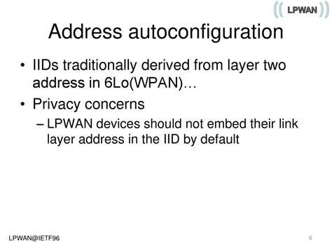 Draft Gomez Lpwan Ipv6 Analysis Ppt Download