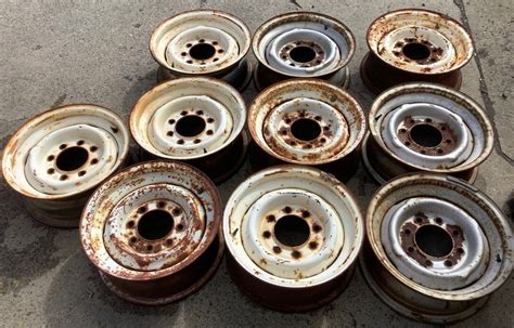 8 Lug Chevy Steel Wheels Chevrolet 2500 Pickup Wheels Rims Wheel Rim