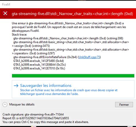 repeated crash fivem client support cfx re community