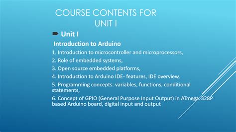 Ppt Introduction To Arduino Ppt Notes Download Shop Handwritten