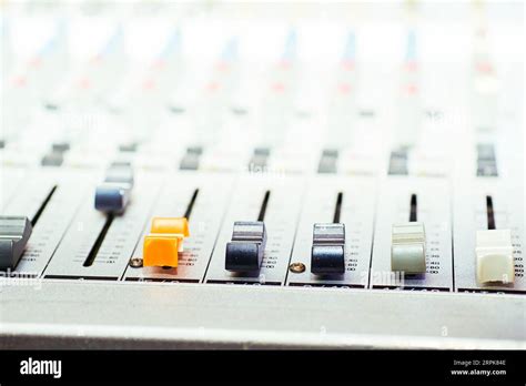 Mixing Console For Controlling The Volume Frequencies Of Musical