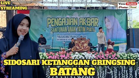 PENGAJIAN AKBAR BERSAMA USTADZAH MUMPUNI DI SIDOSARI KETANGGAN GRINGSING BATANG 21 JULI 2024 ...