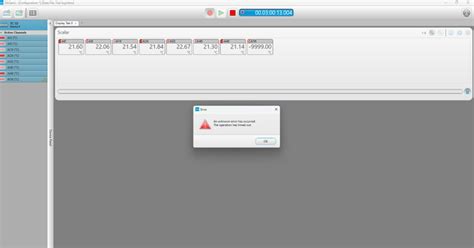 Daqami ‘an Unknown Error Has Occurred The Operation Has Timed Out Data Acquisition Daq