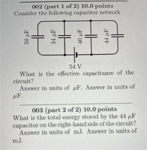 solved 002 part 1 of 2 10 0 points consider the following