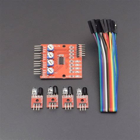 4 Way Ir Sensor Module Interfacing With Arduino Uno Rees52