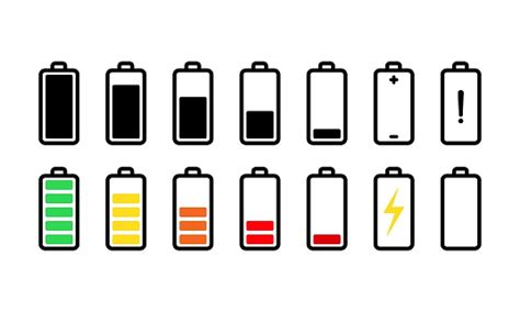 충전 아이콘이 다른 배터리입니다 격리된 흰색 배경의 벡터입니다 Eps 10 0명에 대한 스톡 벡터 아트 및 기타 이미지 0명 가득 찬 개체 그룹 Istock