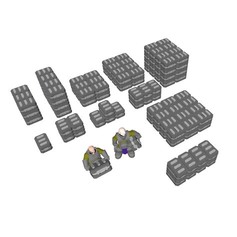 3d file smallscale logistics crates bundle ♟・3d printable model to