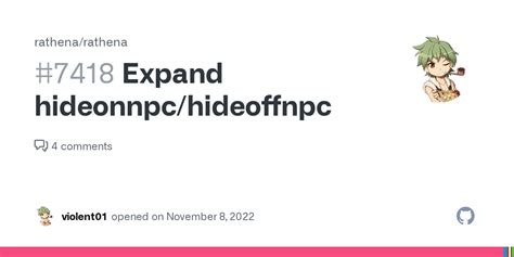 Expand Hideonnpchideoffnpc · Issue 7418 · Rathenarathena · Github