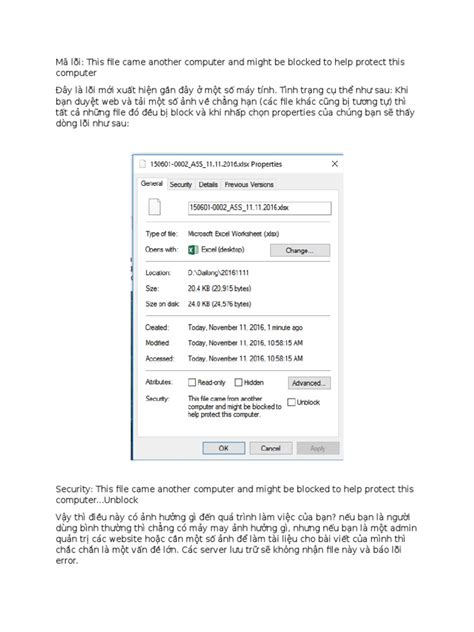 This File Came From Another Computer And Might Be Blocked Freedom To Upload Now