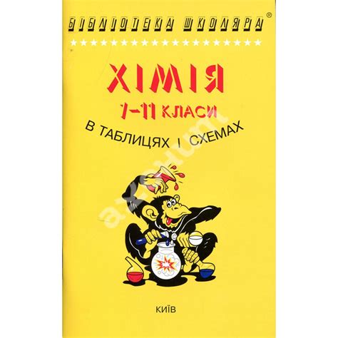 Купити книгу Хімія 7 11 класи в таблицях і схемах Інна Гройсман 978 966 509 007 6 в Києві