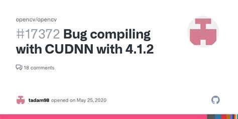 bug compiling with cudnn with 4 1 2 · issue 17372 · opencv opencv · github