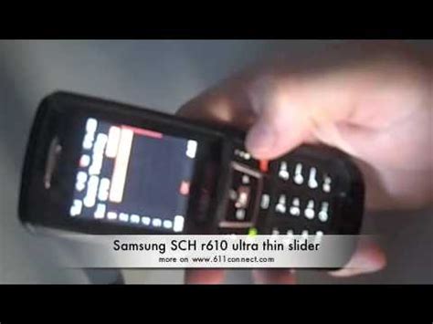 Samsung Slider Sch R Cell Phone Review Youtube