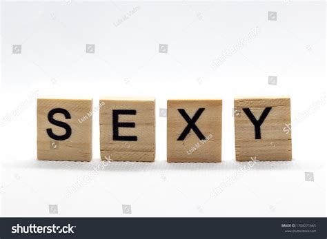 Sexy Letters White Background Stock Photo 1708271665 Shutterstock