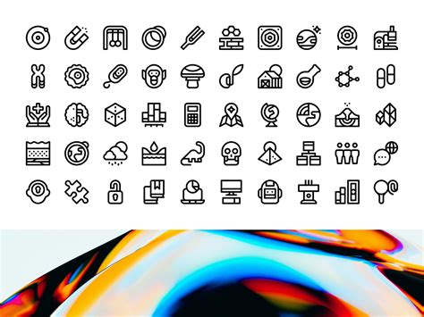 Sciences Icons By Ruth And Sira On Dribbble