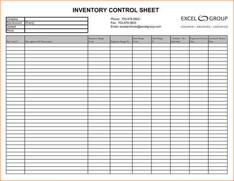 Basic Inventory Sheet Template Inventory Spreadshee Simple Inventory Sheet Template Simple