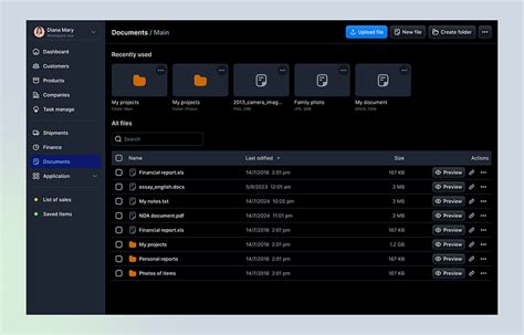 Documents Files List By Final Ui On Dribbble