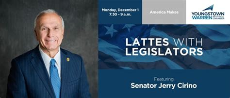 Lattes With Legislators With Senator Jerry Cirino Youngstown Warren