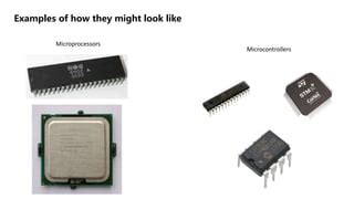 Difference Between Microcontrollers An Microprocessors University Of Mauritius IoT Workshop