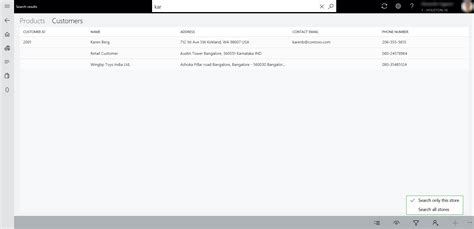 客戶搜尋 commerce dynamics 365 microsoft learn