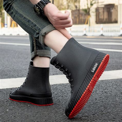 Резиновые ботинки для мужчин | AliExpress