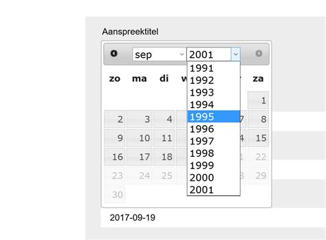 Datepicker Yearrange Scroll Is Limited 10 Years 2909839