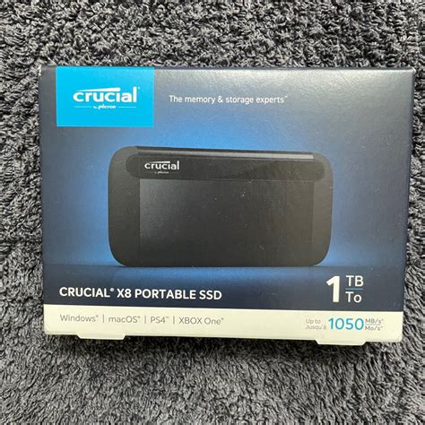 Crucial X Tb External Portable Ssd Computers Tech Parts Accessories Hard Disks