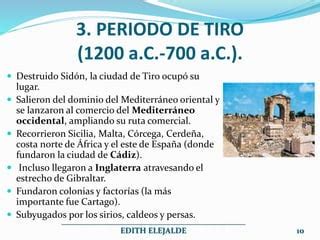 Periodo Sidon Y Tiro En Fenicia Pptx