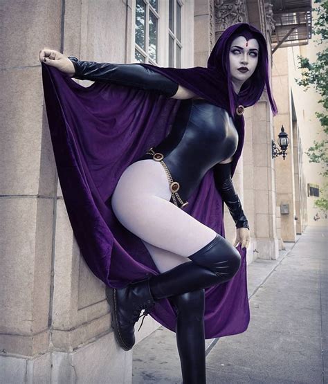 Pin By Thephenomdu30100 On Raven Cosplay Teen Titans Cosplay Raven