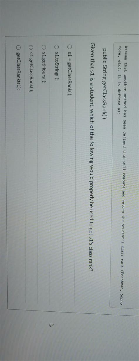 solved for the questions below use the following class