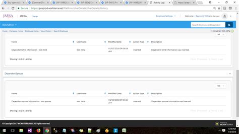 Nf 5645 Jafra Unable To Add Dependents Workterra Jira