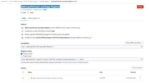 How To Publish Npm Packages To Gitlab Package Registry